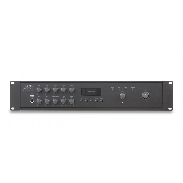 2U 120W Single-Zone Mixer Amplifier with DAB+/FM/USB/BT - HELVIA - Set up your solutions
